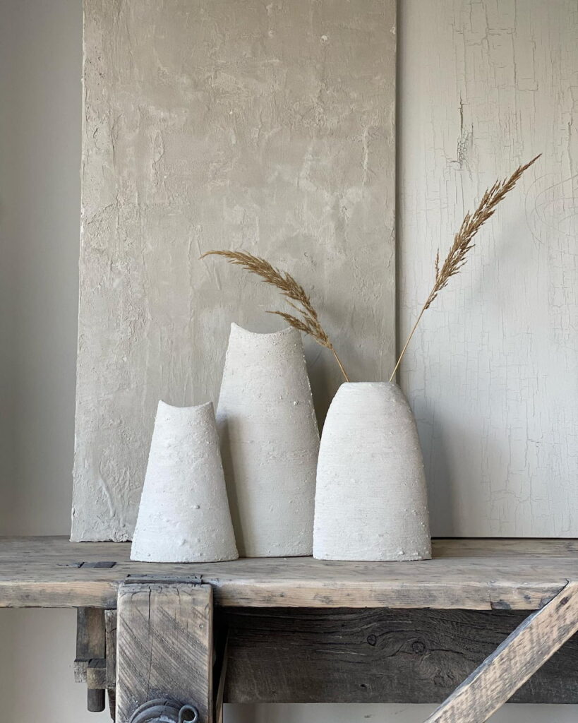 Hand Finished Rustic Vases of the Salvaged Vessel - aêtava